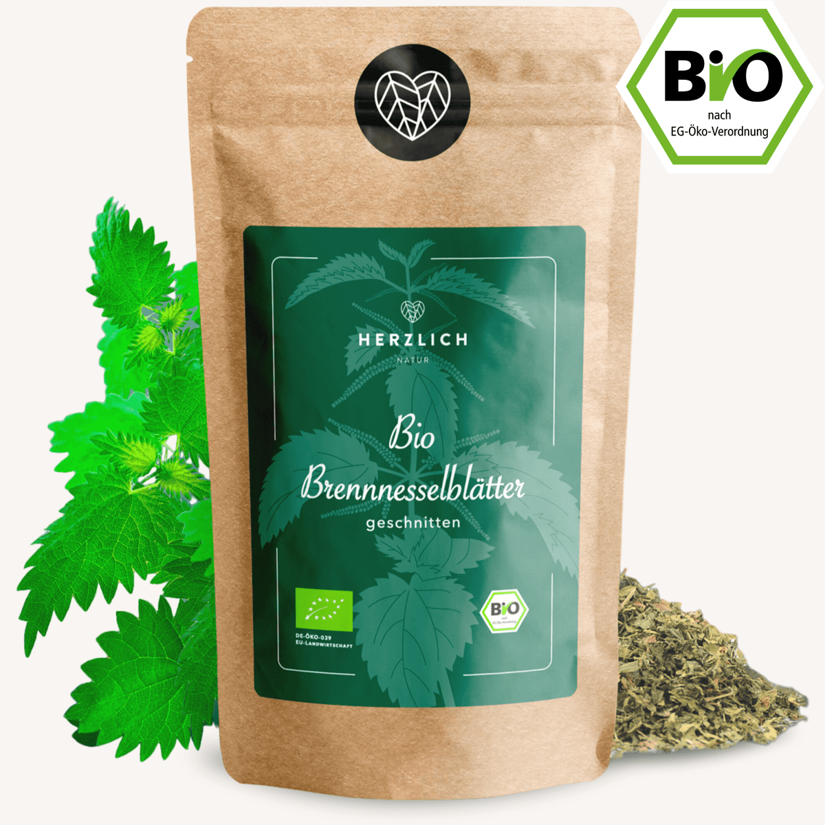 Bio Brennesselblätter Tee kaufen | Brennessel Tee | HERZLICH NATUR ...