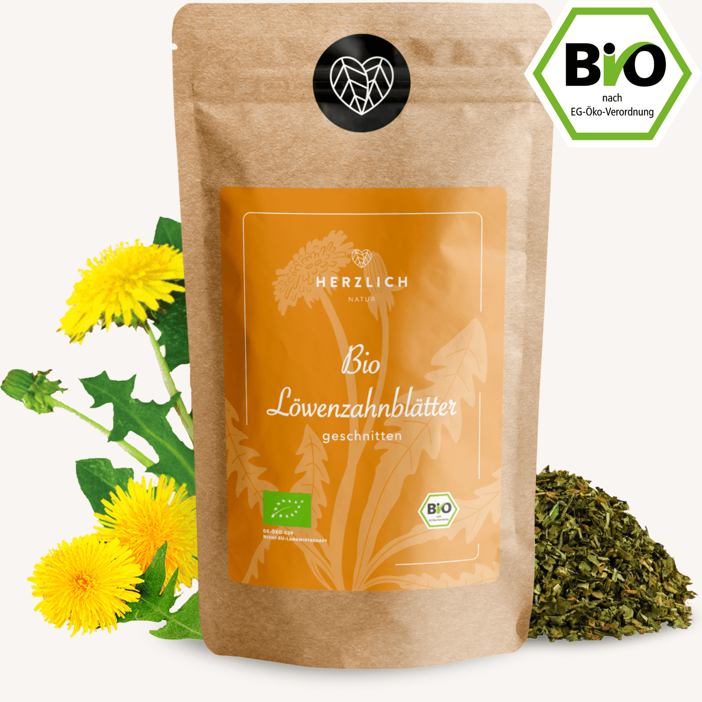 Bio Löwenzahnblätter - Löwenzahntee kaufen | HERZLICH NATUR — Herzlich ...